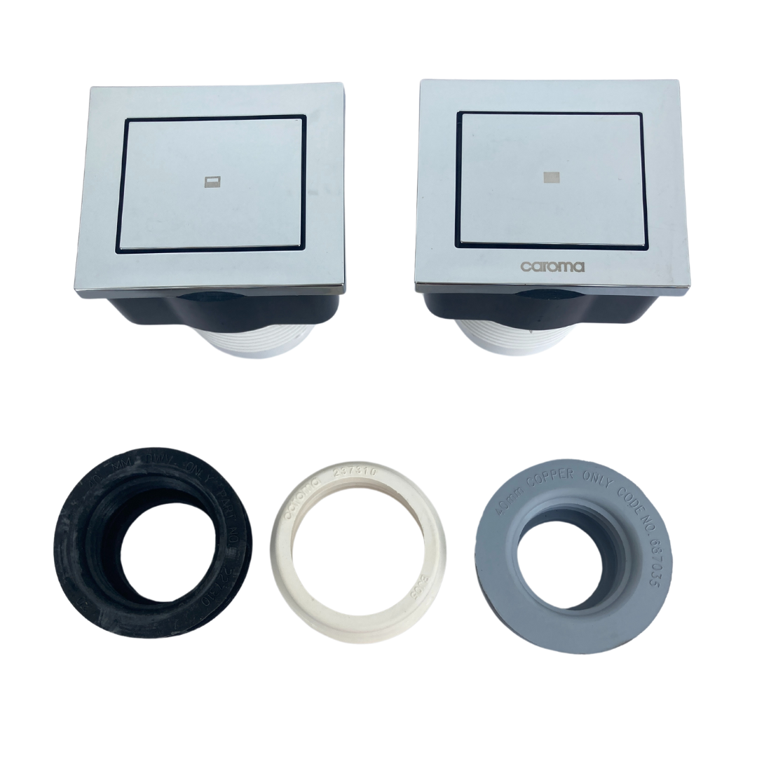 237023C Invisi II dual-flush Button Panel Pack in Chrome – Sustainable ...