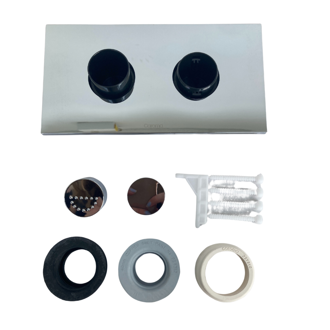 237011C Invisi II dual-flush Button Panel Pack in Chrome – Sustainable ...
